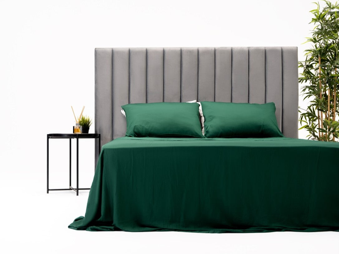 Muscle Mat Looped Corner Strap Luxury Bamboo Bed Sheet Set