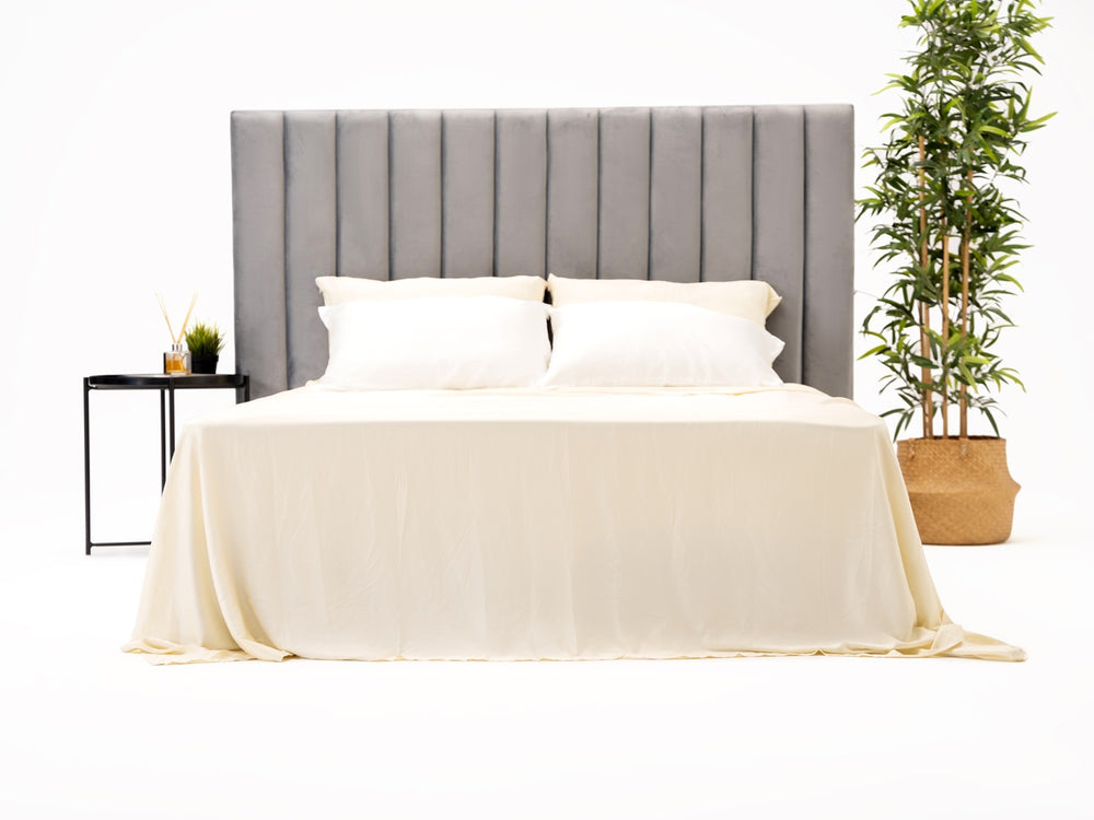 Muscle Mat Looped Corner Strap Luxury Bamboo Bed Sheet Set