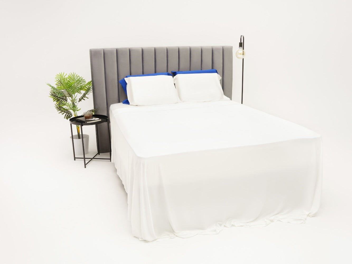 Muscle Mat Looped Corner Strap Luxury Bamboo Bed Sheet Set